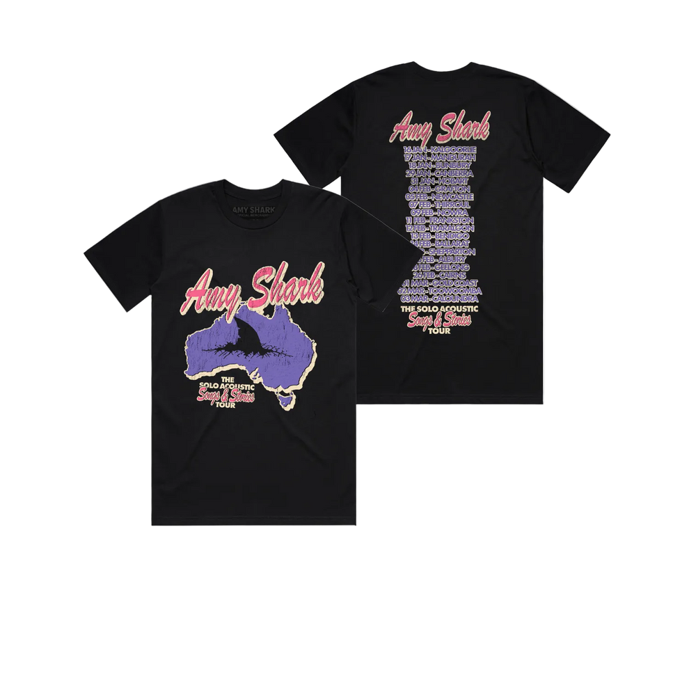 Regional Tour T-Shirt | Amy Shark Official – Amy Shark Merch