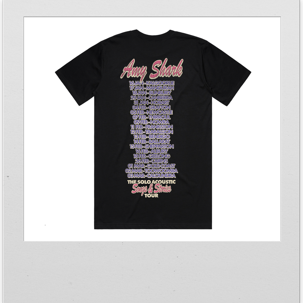 Regional Tour T-Shirt | Amy Shark Official – Amy Shark Merch